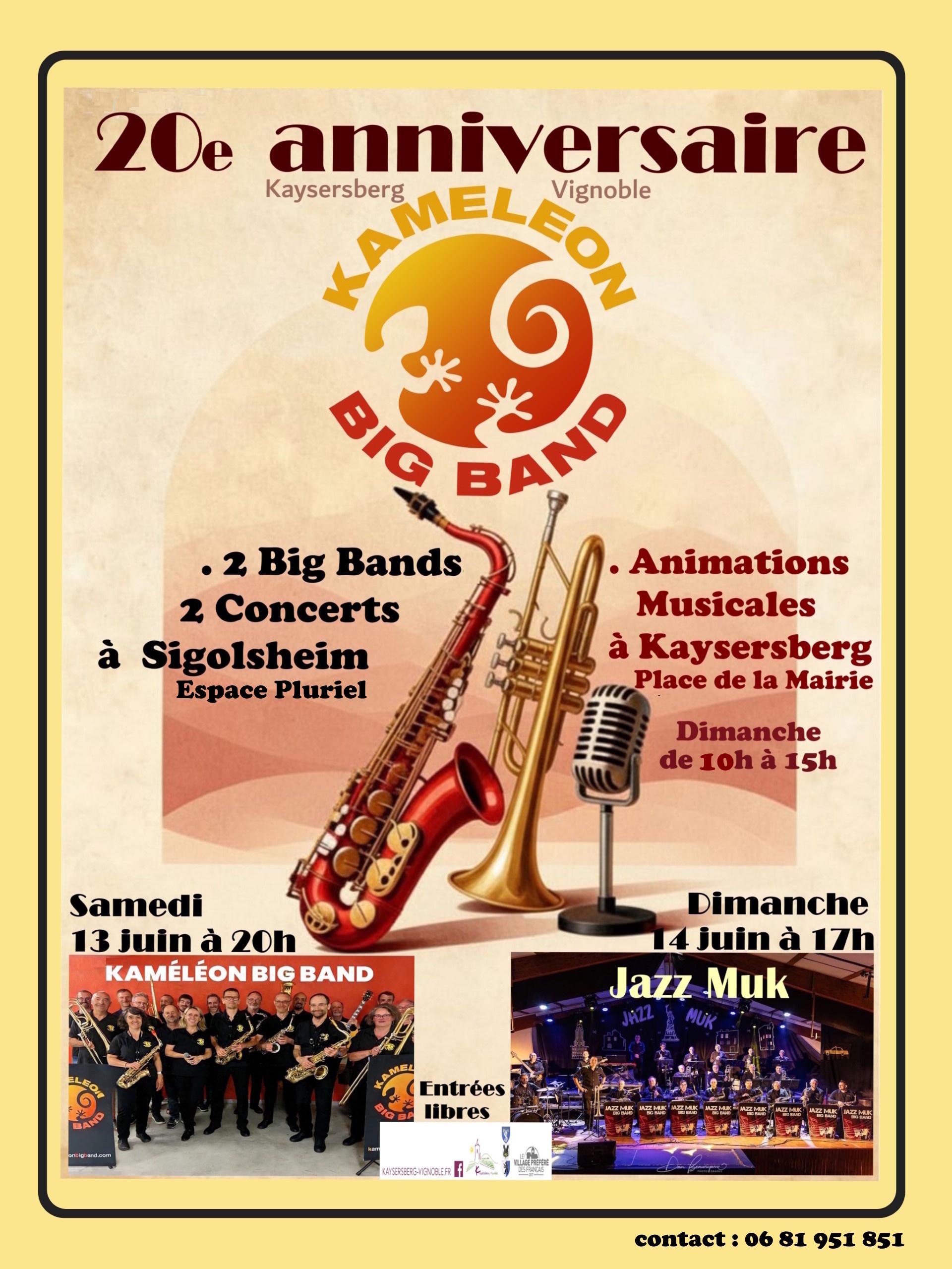 20e anniversaire du Kaméléon Big Band - Kaysersberg Vignoble est une ...